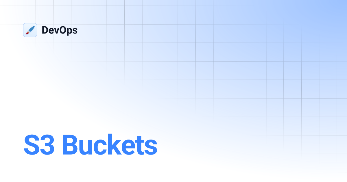 S3 Buckets | DevOps